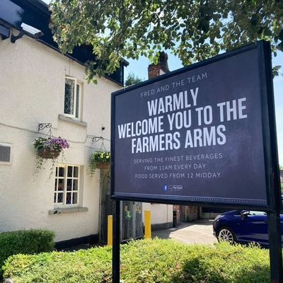 The Farmers Arms Pub in Northenden, Manchester