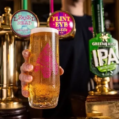 Flint Eye Dry Hopped Lager | Greene King