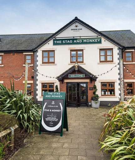 The Stag & Monkey Pub Restaurant in Hartlepool,