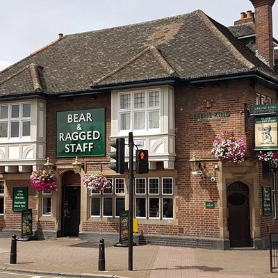 The Bear & Ragged Staff Pub Restaurant in Crayford Dartford
