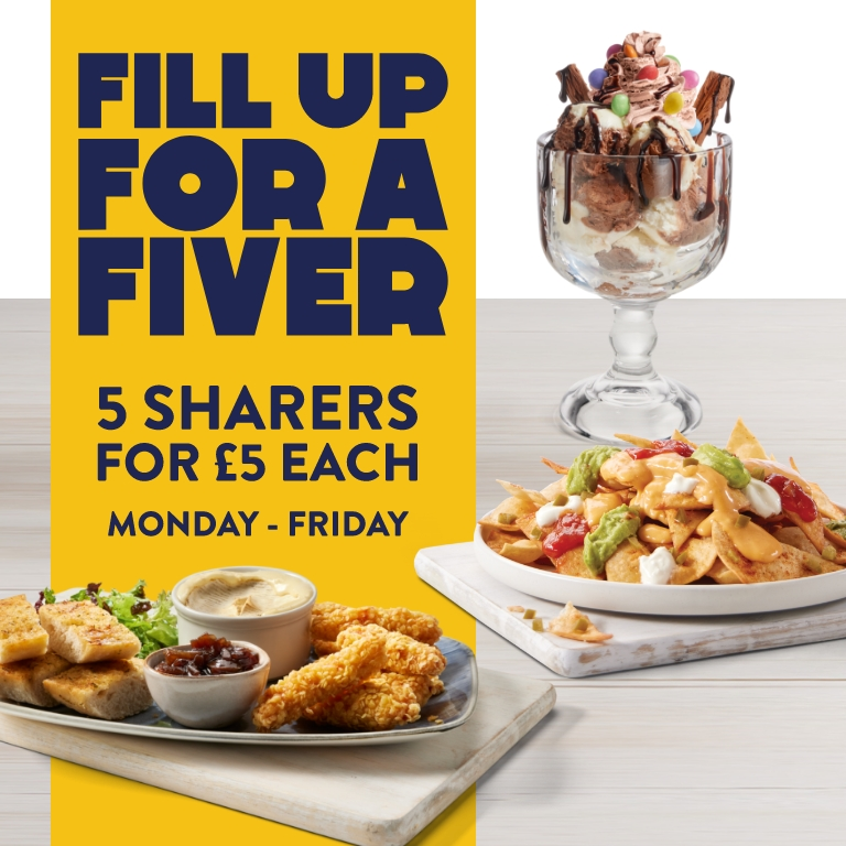 Fill up for a Fiver| Hungry Horse