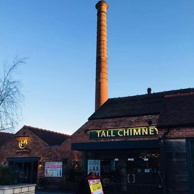 The Tall Chimney Pub Restaurant in Coppice Side, Swadlincote