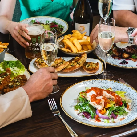 The Blue Posts Pub Restaurant in Soho