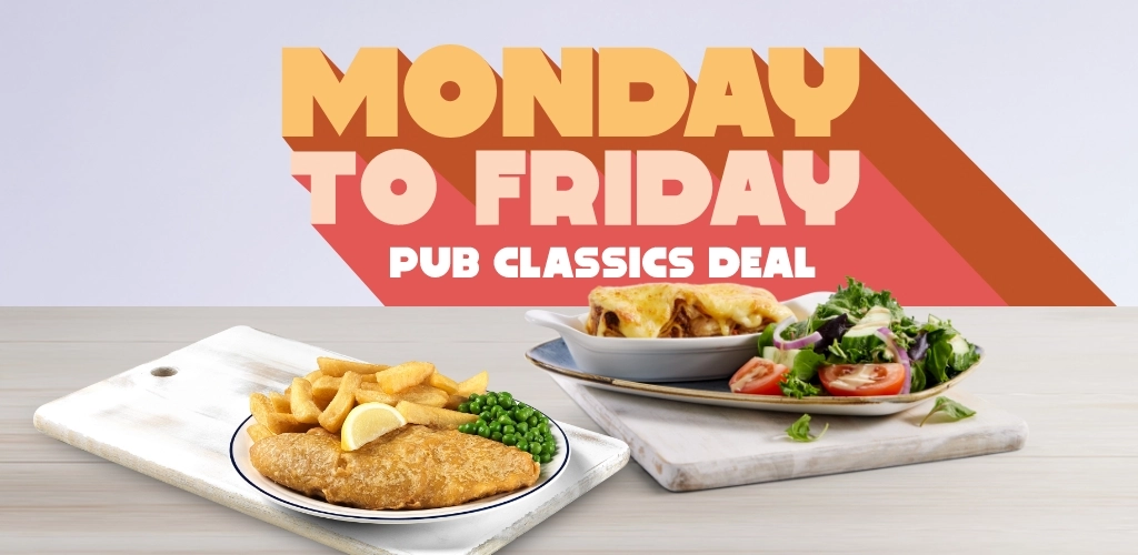 Any 2 Meals Deal | Pub Deal Meal Near Me | The Bakers Dozen Pub in Bootle