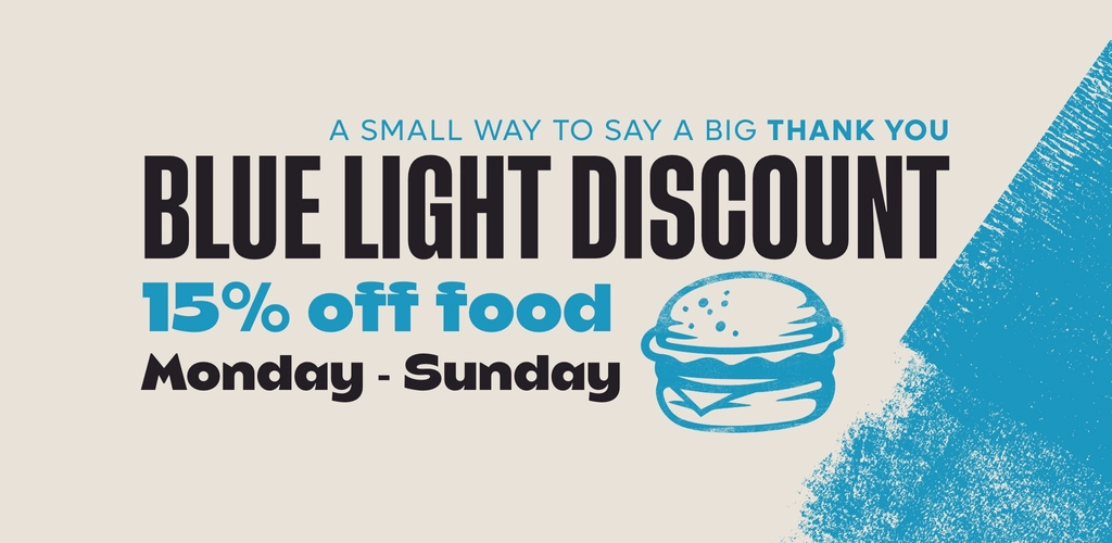 Blue Light Card Discount | Flaming Grill