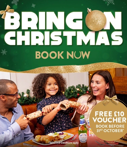 Christmas Dinner Bookings 2024 | Hungry Horse | The Martlets Pub in ...